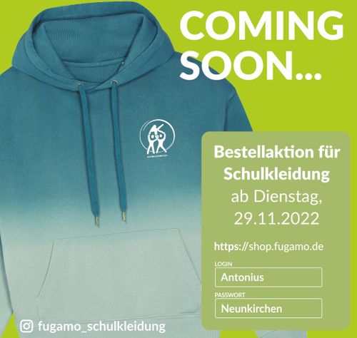 Shop für Schulkleidung geöffnet