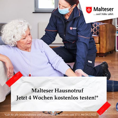 Malteser Hausnotruf: Jetzt 4 Wochen kostenlos testen